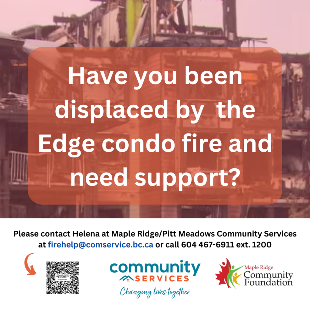 Have you been displaced by the Edge condo fire and need support ...