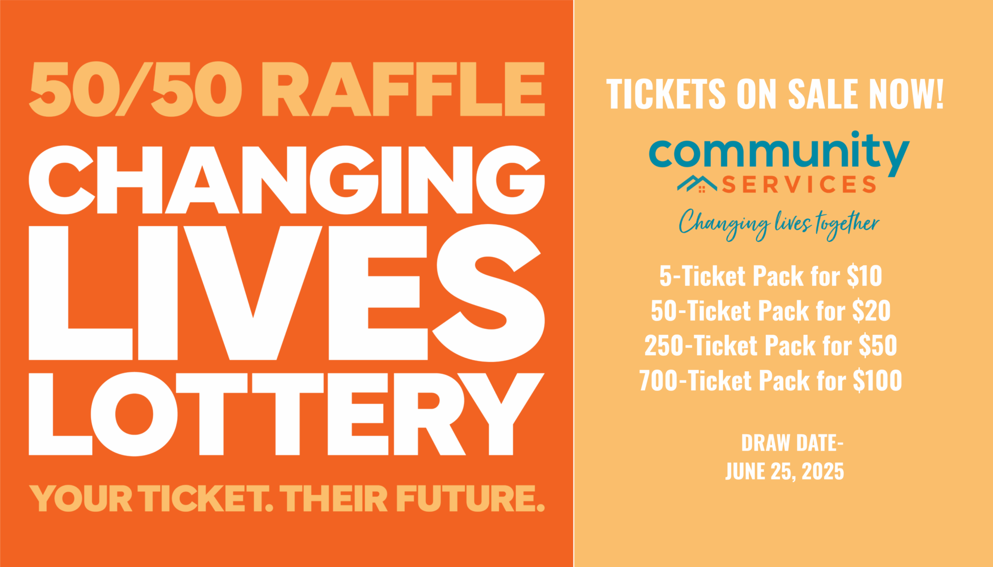 Changing Lives 50/50 Lottery | Maple Ridge/Pitt Meadows Community Services